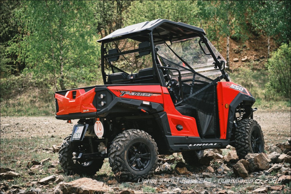 Linhai UTV 550 T-BOSS EPS: Elegantní pracant s volantem | články ...