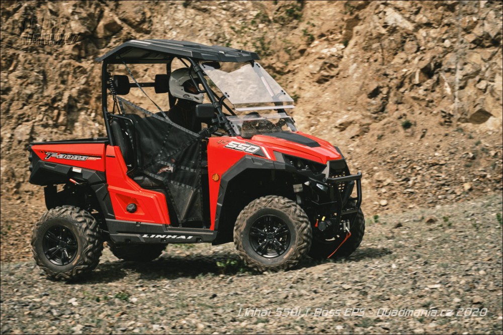 Linhai UTV 550 T-BOSS EPS: Elegantní pracant s volantem | články ...