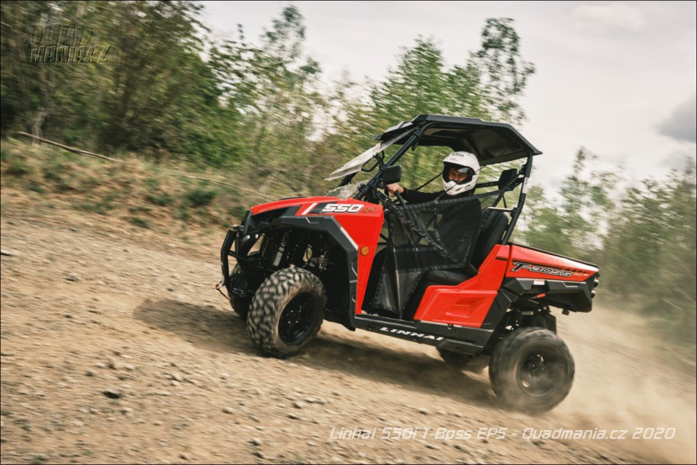 Linhai UTV 550 T-BOSS EPS: Elegantní pracant s volantem | články ...